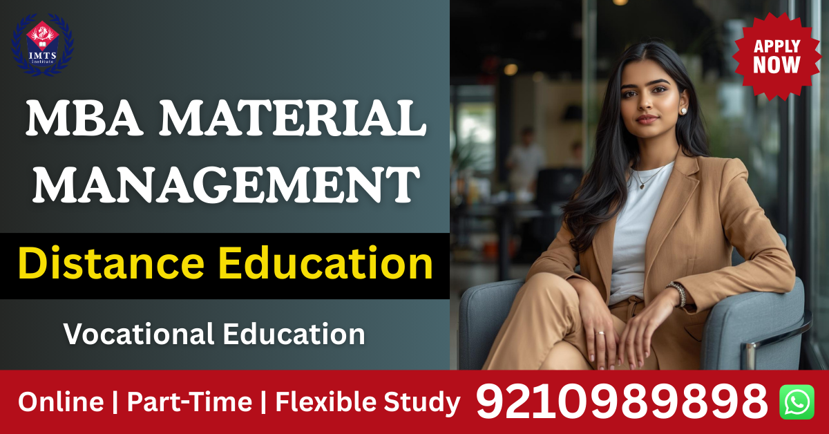 MBA Material Management Distance Education Admission 2026: Syllabus ...
