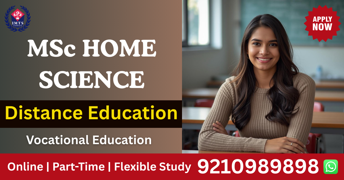 MSc Home Science Distance Education Admission 2026: Eligibility, Fees ...