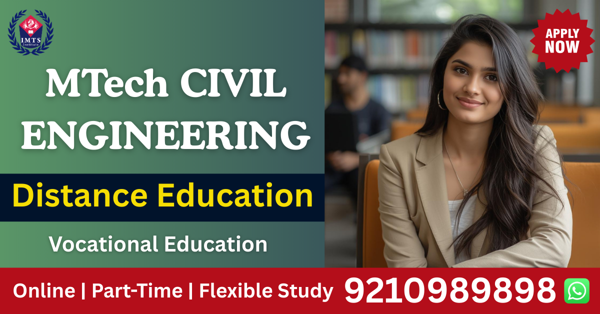 MTech Civil Engineering Distance Education Admission 2026: Eligibility ...